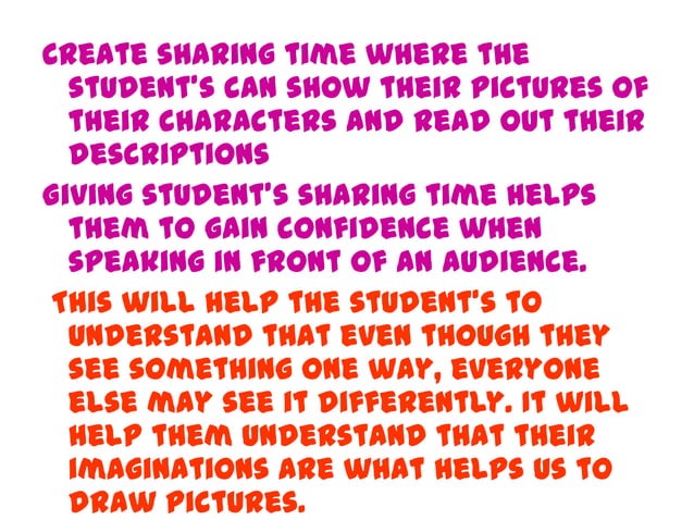 Creating a character! | PPTX