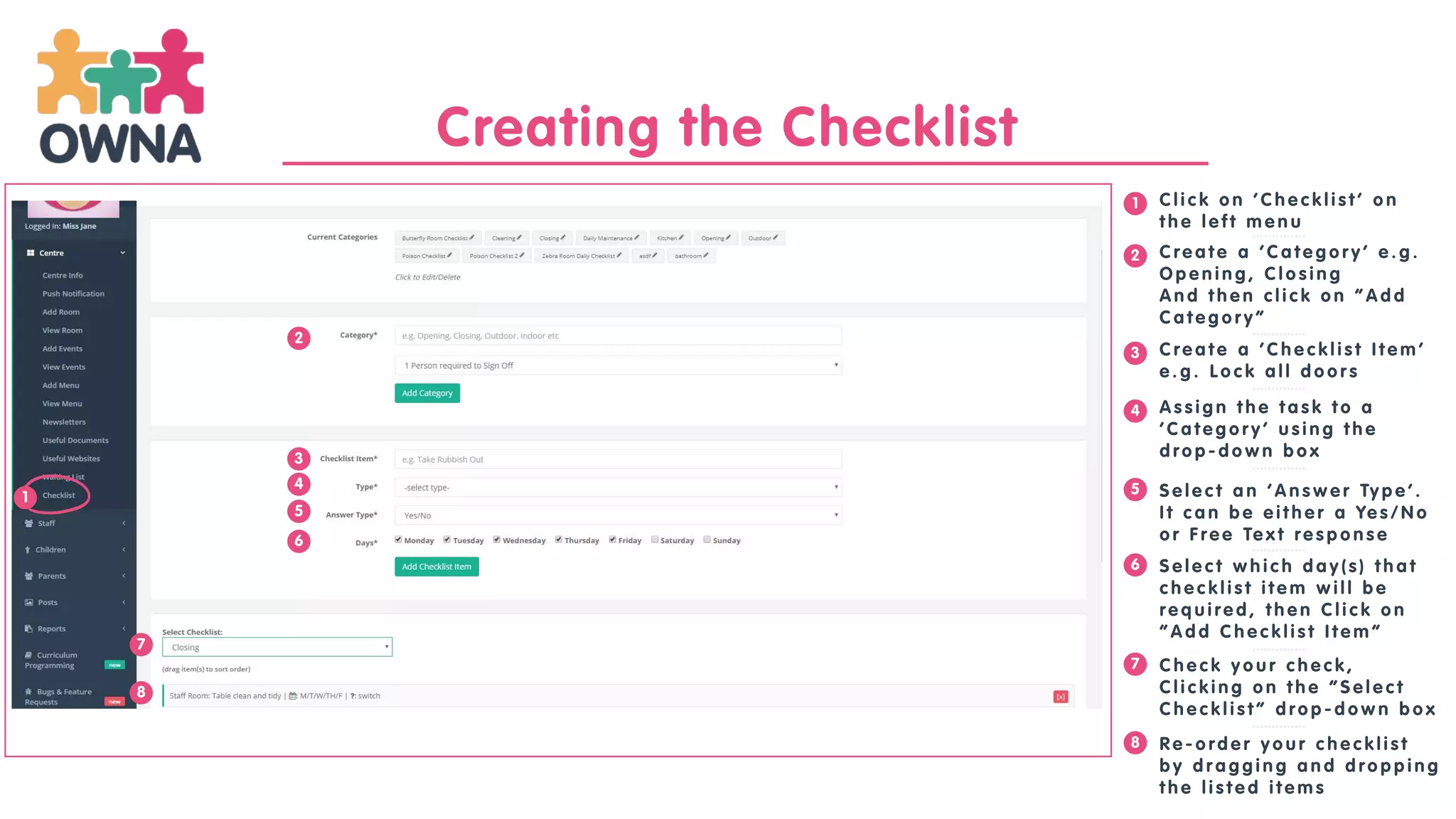 Creating a checklist | PPT