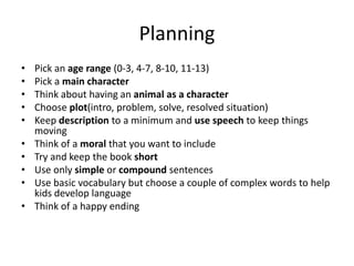 Creating a childrens' book | PPTX