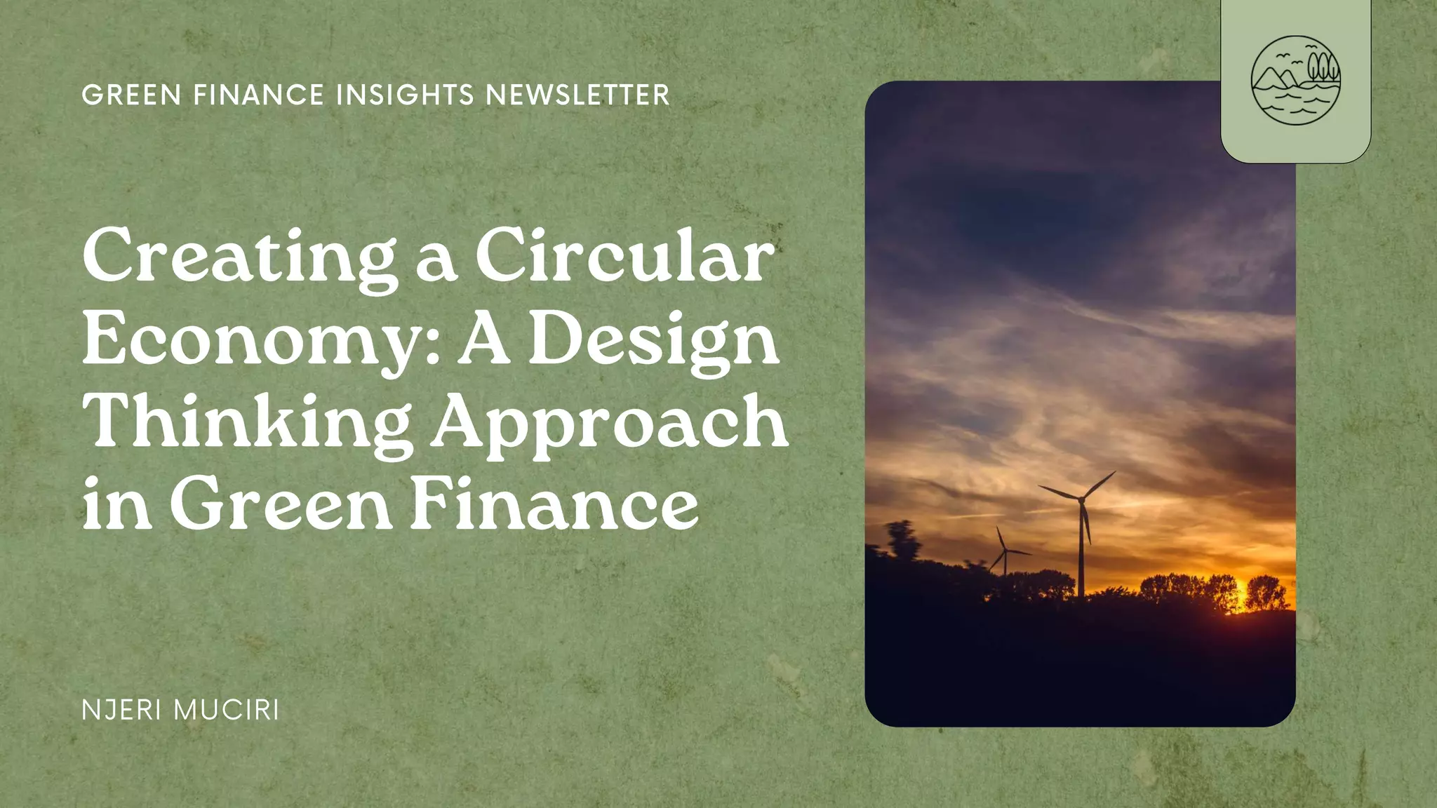 Creating a Circular Economy A Design Thinking Approach in Green Finance ...