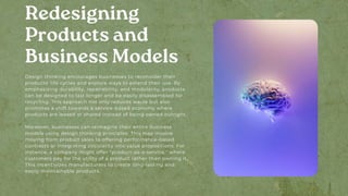 Creating a Circular Economy A Design Thinking Approach in Green Finance ...