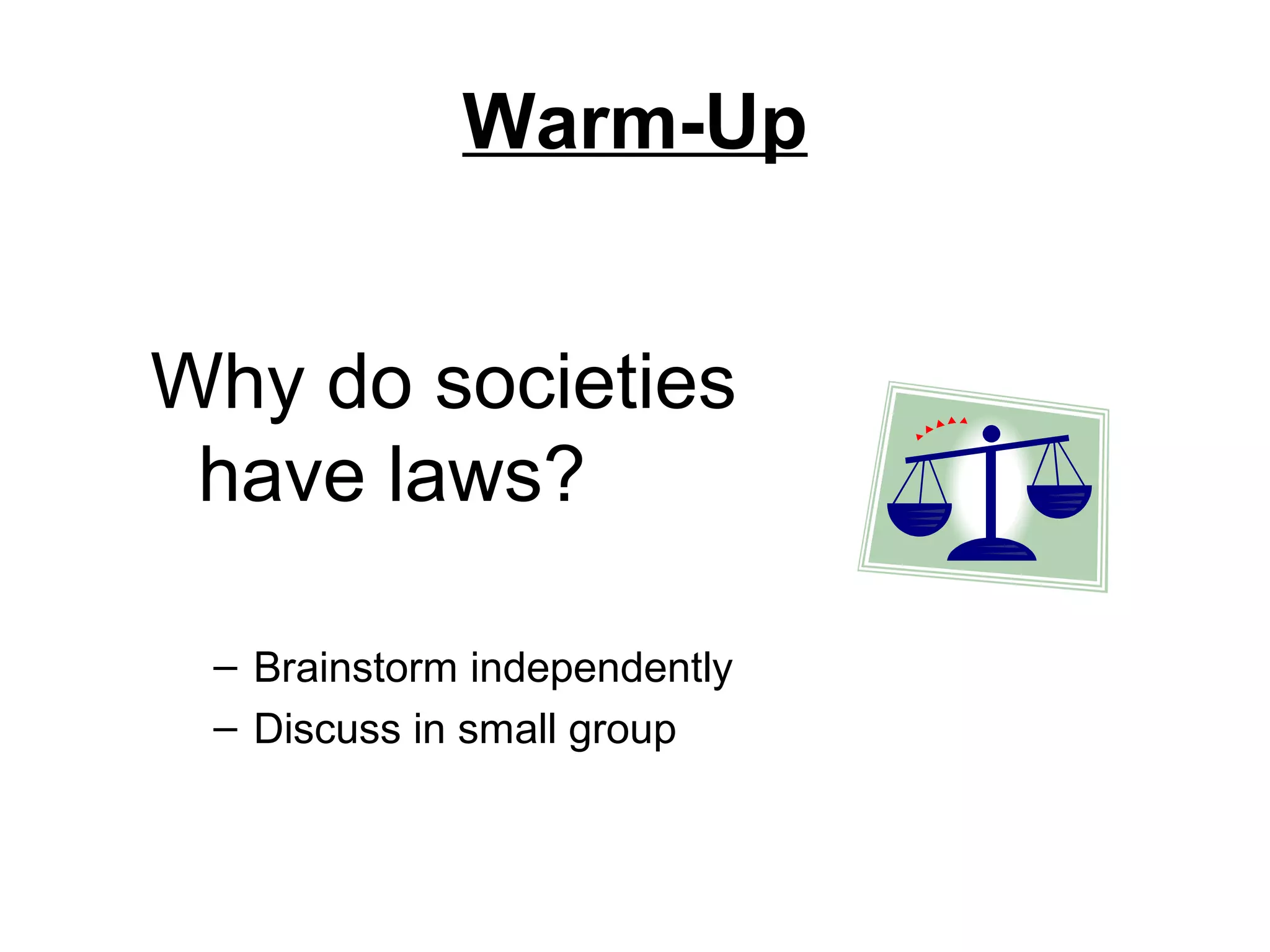 Creating a classroom constitution | PPT