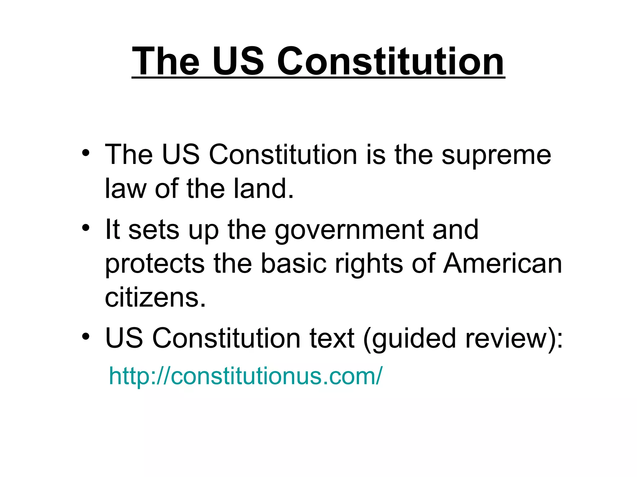 Creating a classroom constitution | PPT