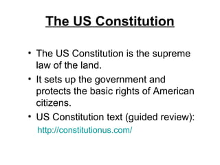 Creating a classroom constitution | PPT