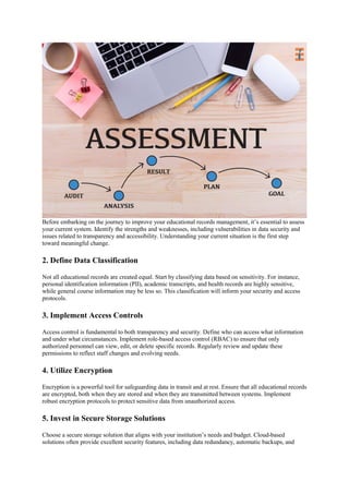 25 Ways To Secure Educational Records | Future Education Magazine | PDF