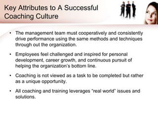 Creating A Coaching Culture | PPTX