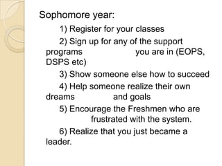 Creating a college support team | PPT