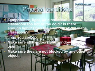 Creating a comfortable learning environment | PPT