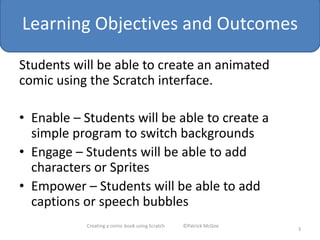 Creating a comic in Scratch v1.4 for Year 7 | PPTX | Desktop Publishing ...