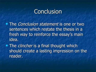 Creating A Conclusion | PPT
