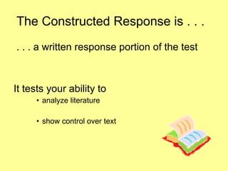 Creating a constructed response | PPT