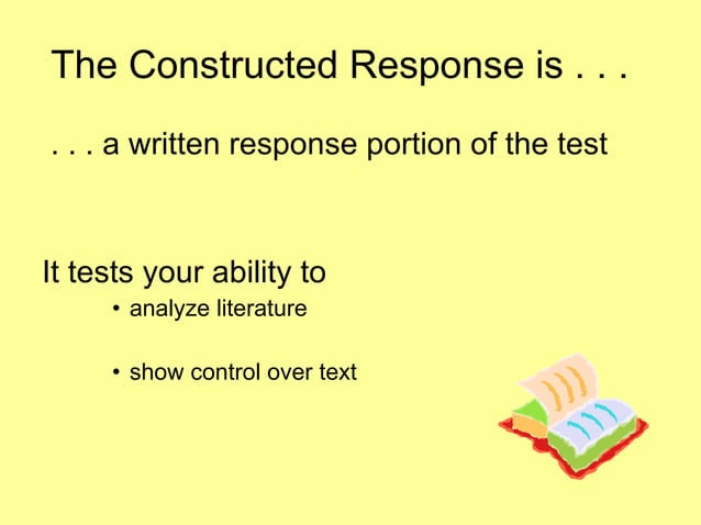 Creating a constructed response | PPT