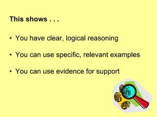 Creating a constructed response | PPT