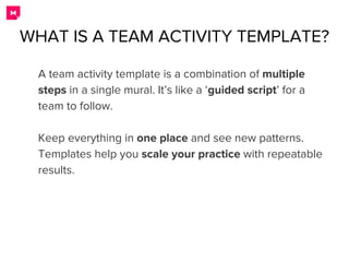 Creating Team Activity Template in MURAL | PDF