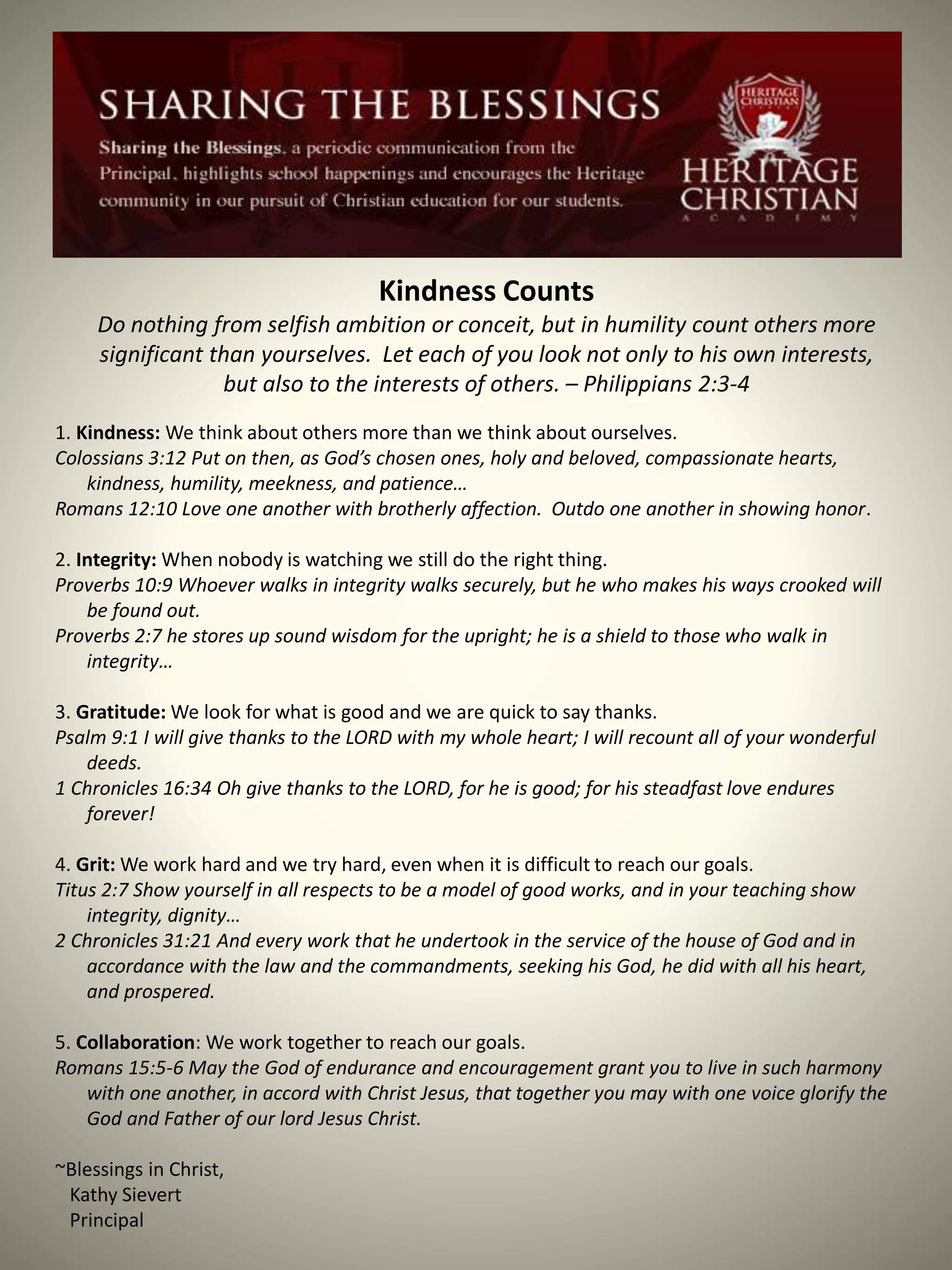 Creating a Culture of Kindness | PPTX