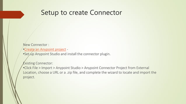 How to build custom connectors in MuleSOft | PPT