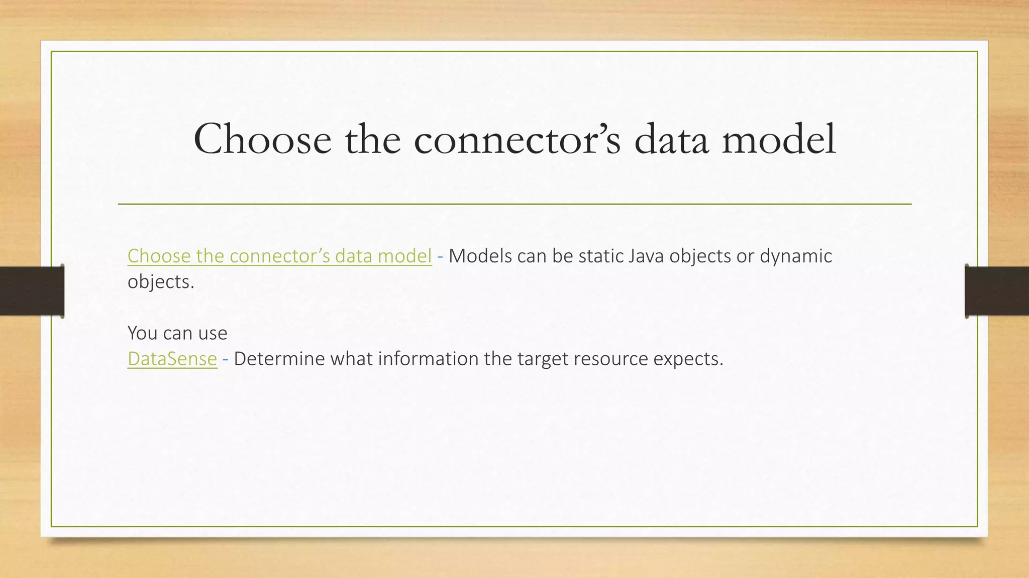 Creating a custom connector in mule | PPT