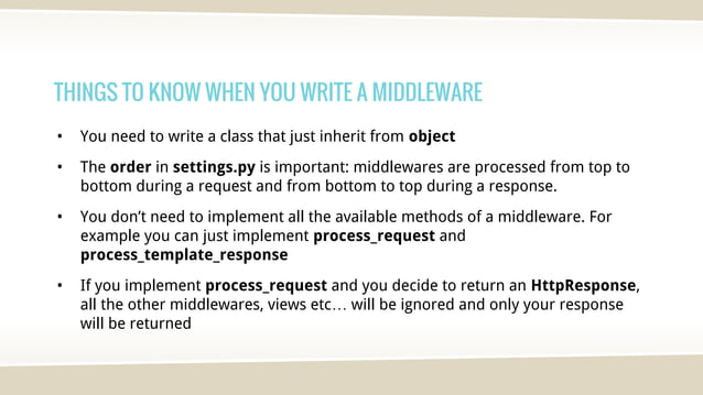 Creating a custom Django Middleware | PPT Creating a custom Django Middleware | PPT