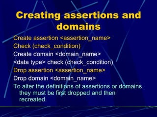 Creating a database | PPT