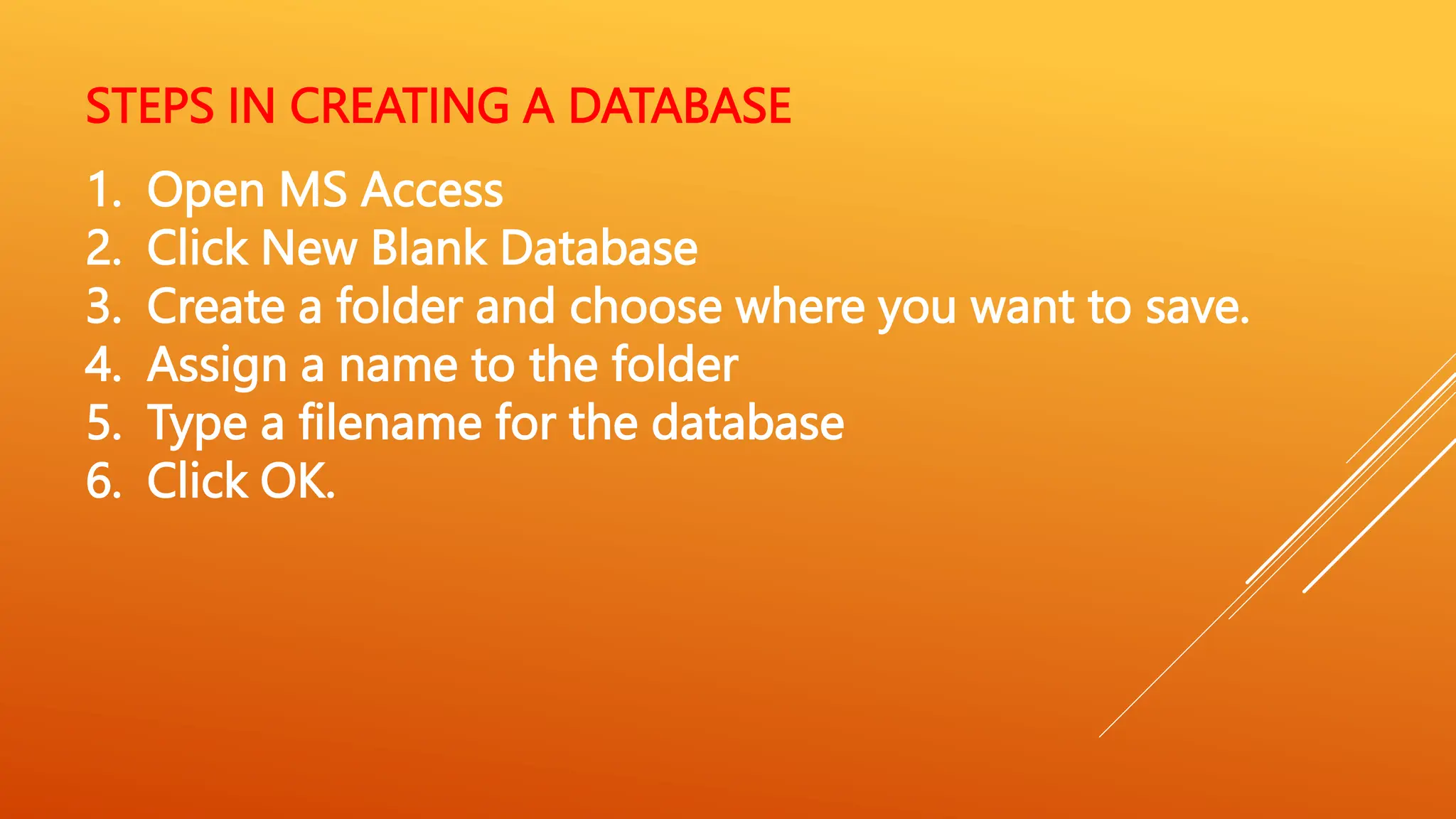 CREATING A DATABASE AND WORKING WITH TABLES.pptx