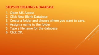 CREATING A DATABASE AND WORKING WITH TABLES.pptx