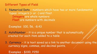 CREATING A DATABASE AND WORKING WITH TABLES.pptx