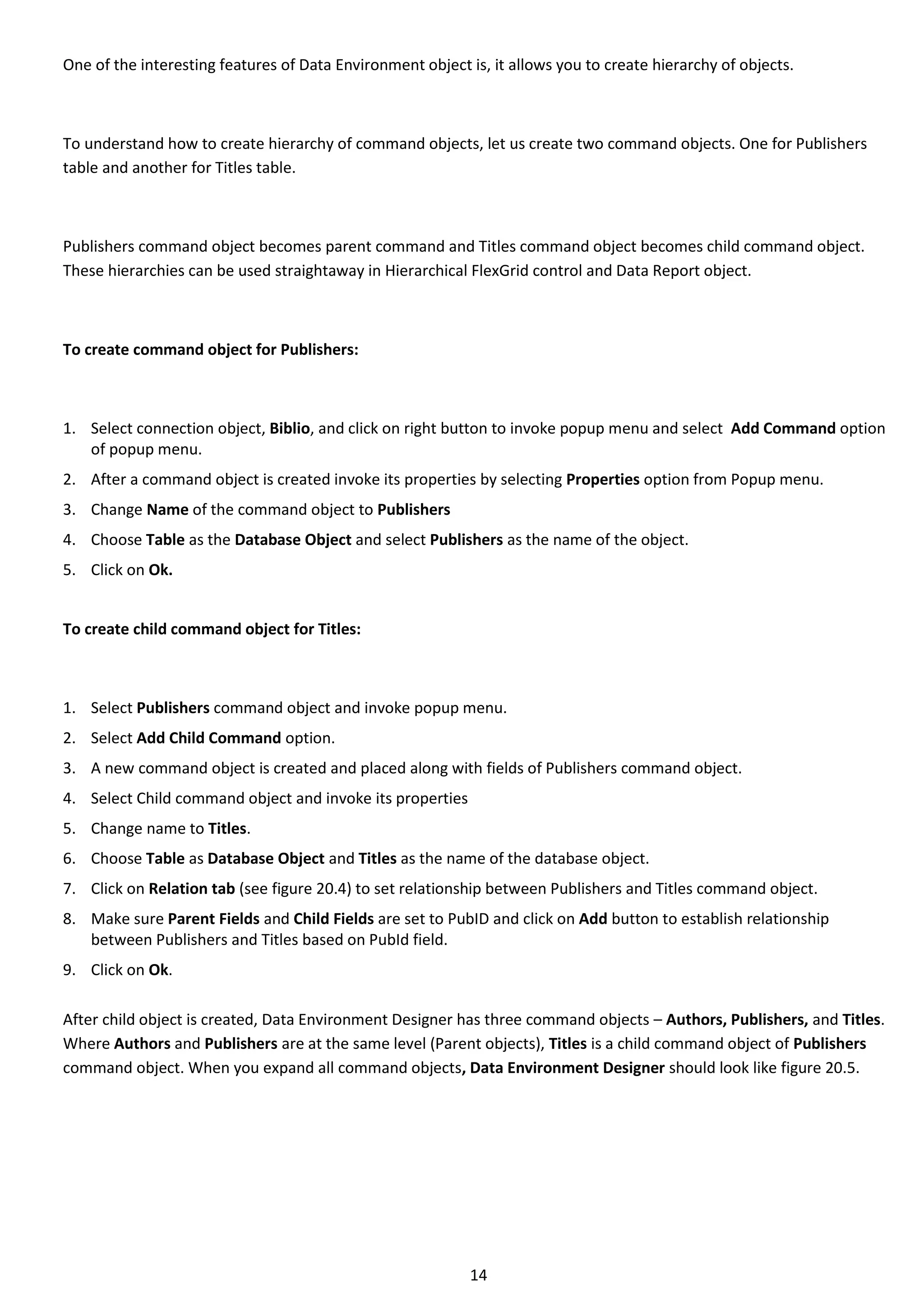 Creating a data report in visual basic 6 | DOCX