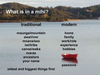 Creating a digital mihi creating a connection. (vpld) | PPT