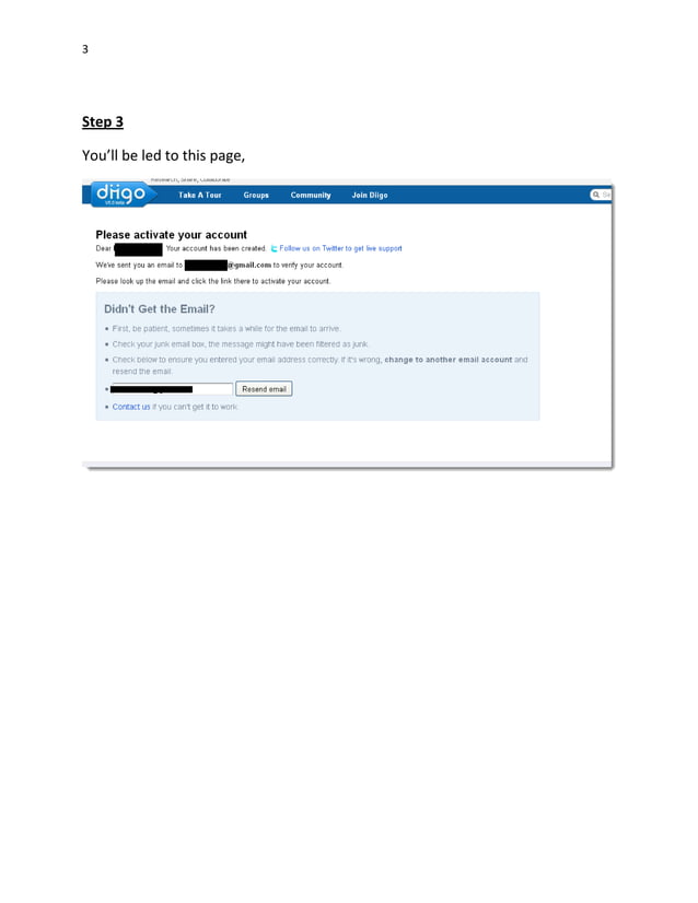 Creating a diigo account from a diigo group invite | DOCX