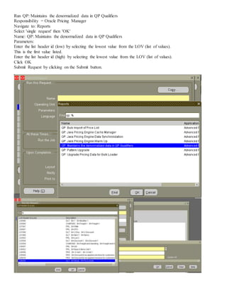 Oracle Advanced Pricing (Creating a discount modifier using qualifiers ...