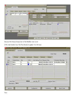 Oracle Advanced Pricing (Creating a discount modifier using qualifiers ...