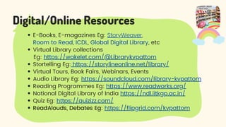 Creating a dynamic Classroom Library: Ideas for Primary Teachers | PDF