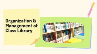 Creating a dynamic Classroom Library: Ideas for Primary Teachers | PPT
