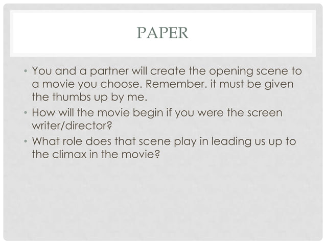 Creating a flashback | PPTX