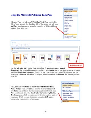 Creating a flyer in publisher | PDF