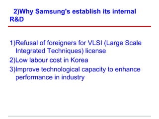 Creating a global corporation, the adventures of samsung | PDF