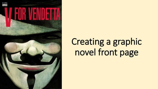 Creating a graphic novel front page | PPTX | Comics and Graphic Novels ...