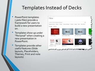 Creating a great PowerPoint template | PPT
