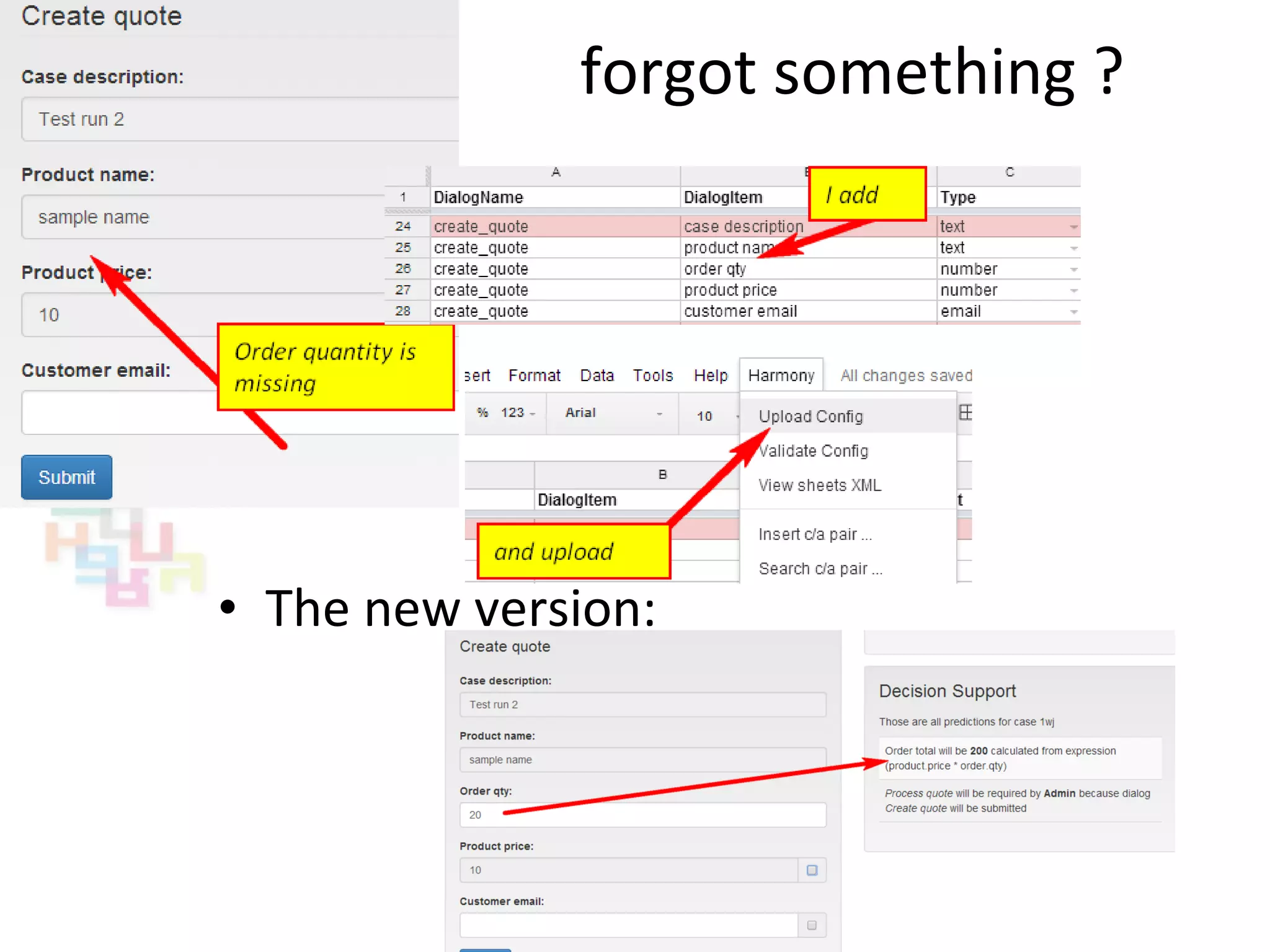 Creating a Cloud system in one hour using Google DOCS spreadsheets | PPT