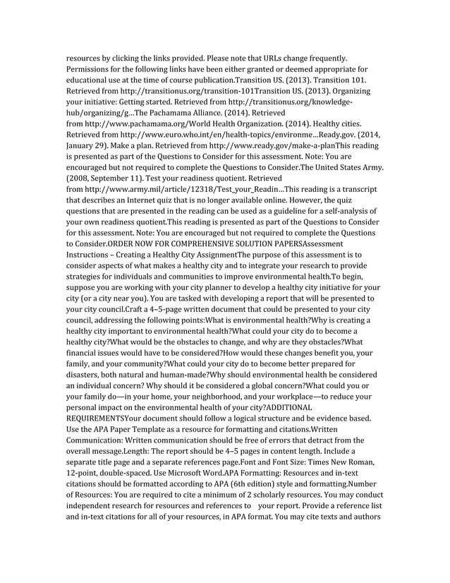 Creating a Healthy City Assignment.pdf