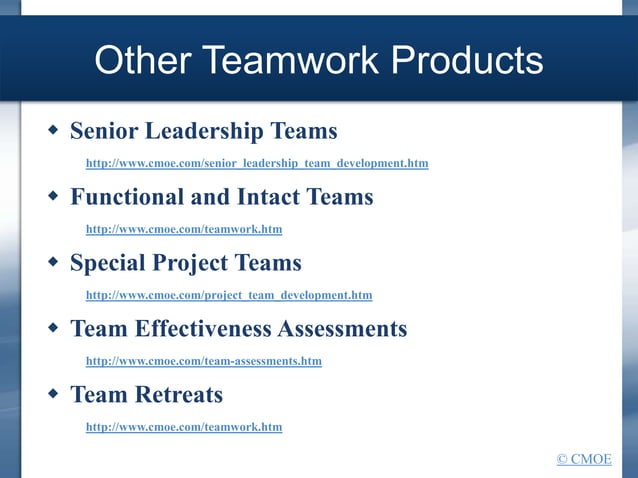 Creating A High-Performance Team | PPT