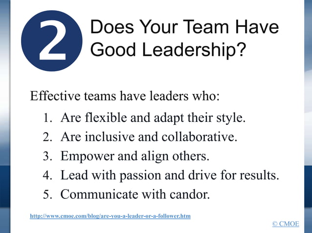 Creating A High-Performance Team | PPT