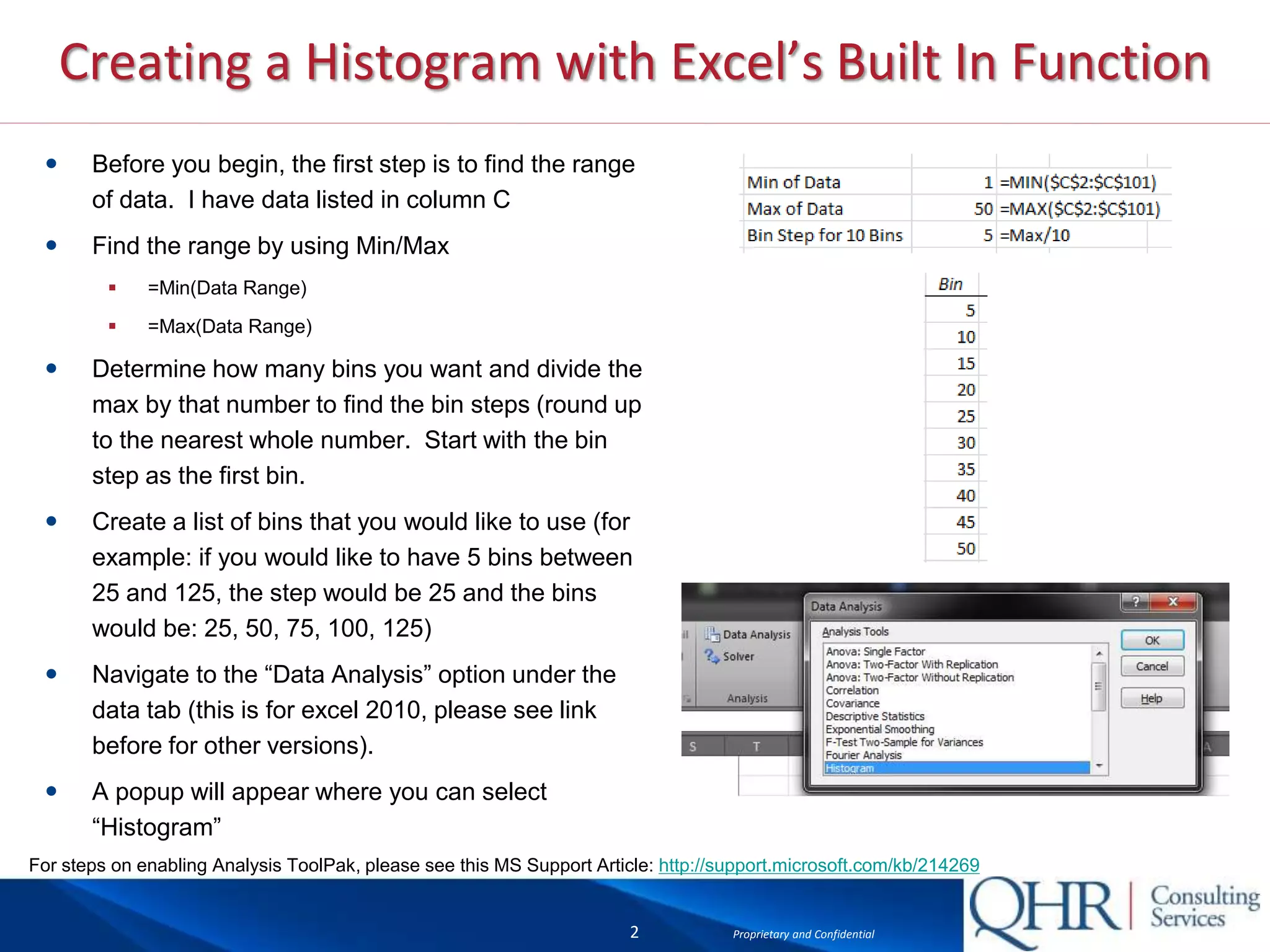 Creating a histogram | PPT
