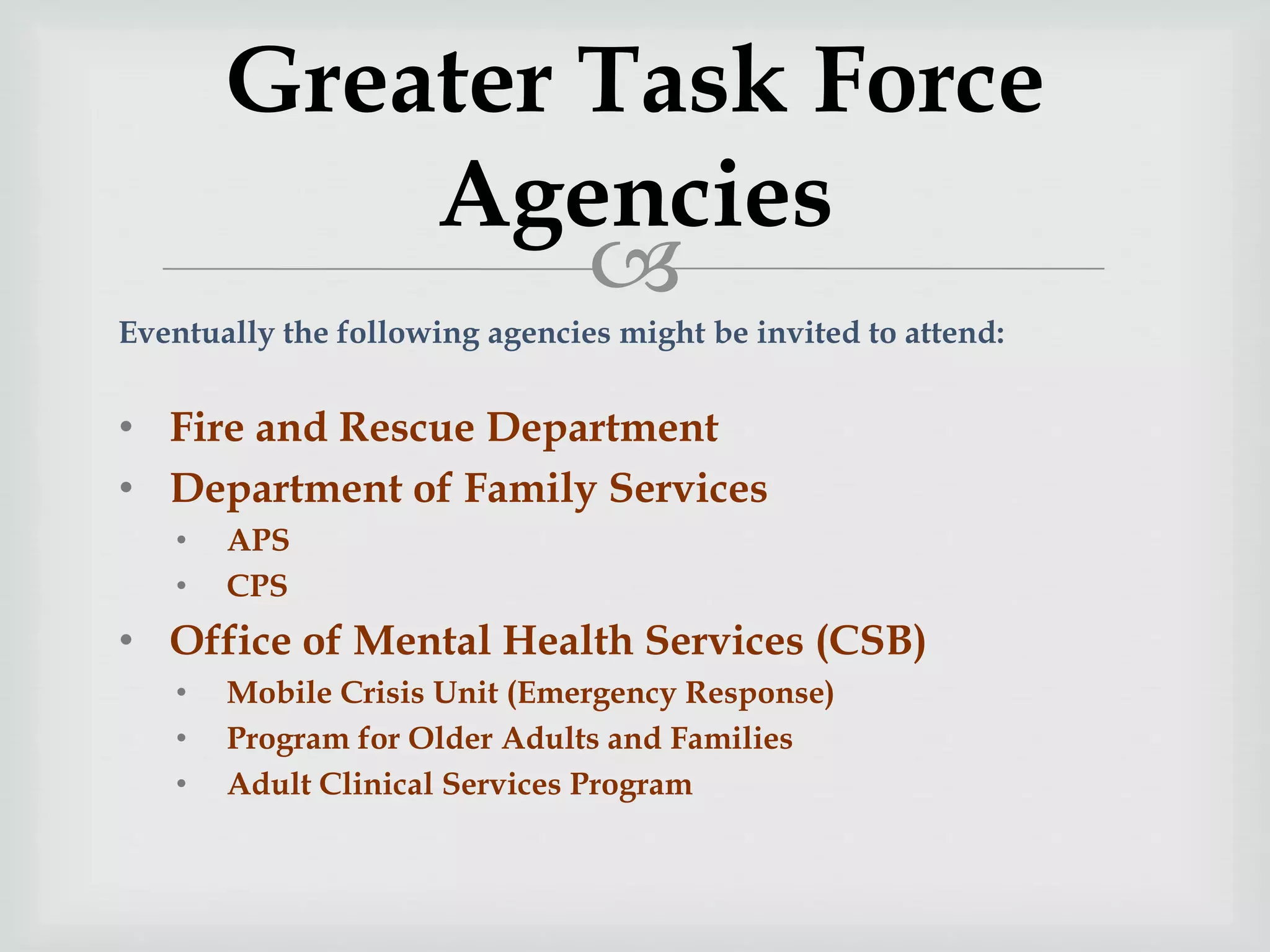 Creating a Hoarding Task Force | PPTX