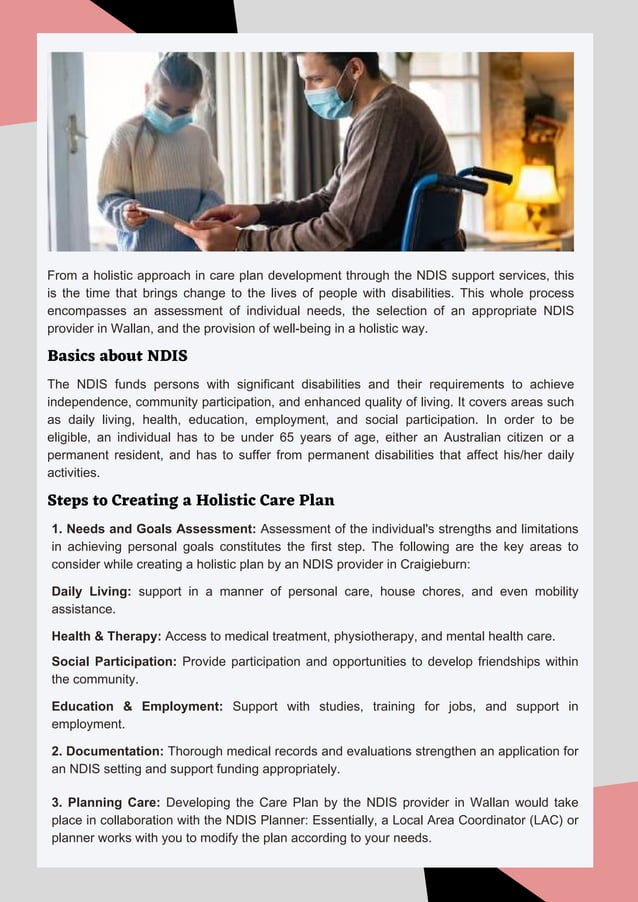 Creating a Holistic Care Plan with NDIS Support Services | PDF