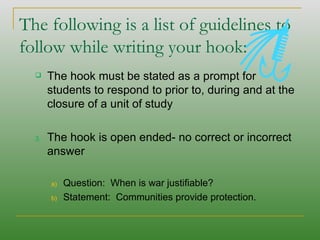 Creating a Hook | PPT