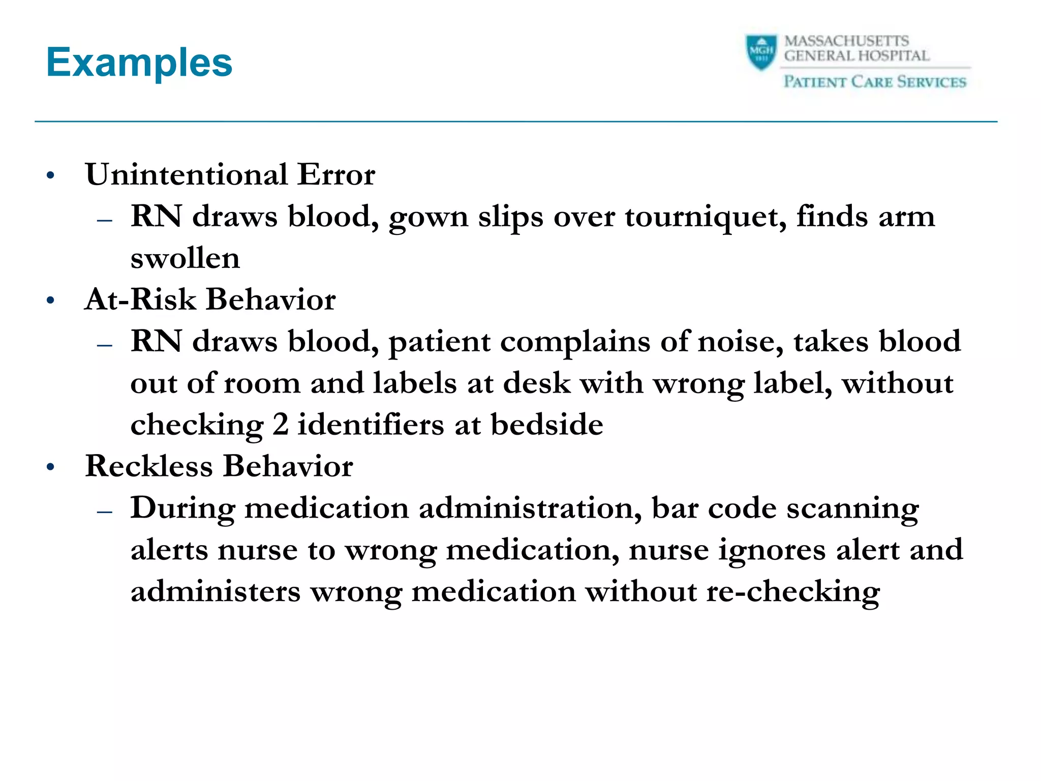 Creating a Just Culture of Safety | PPTX