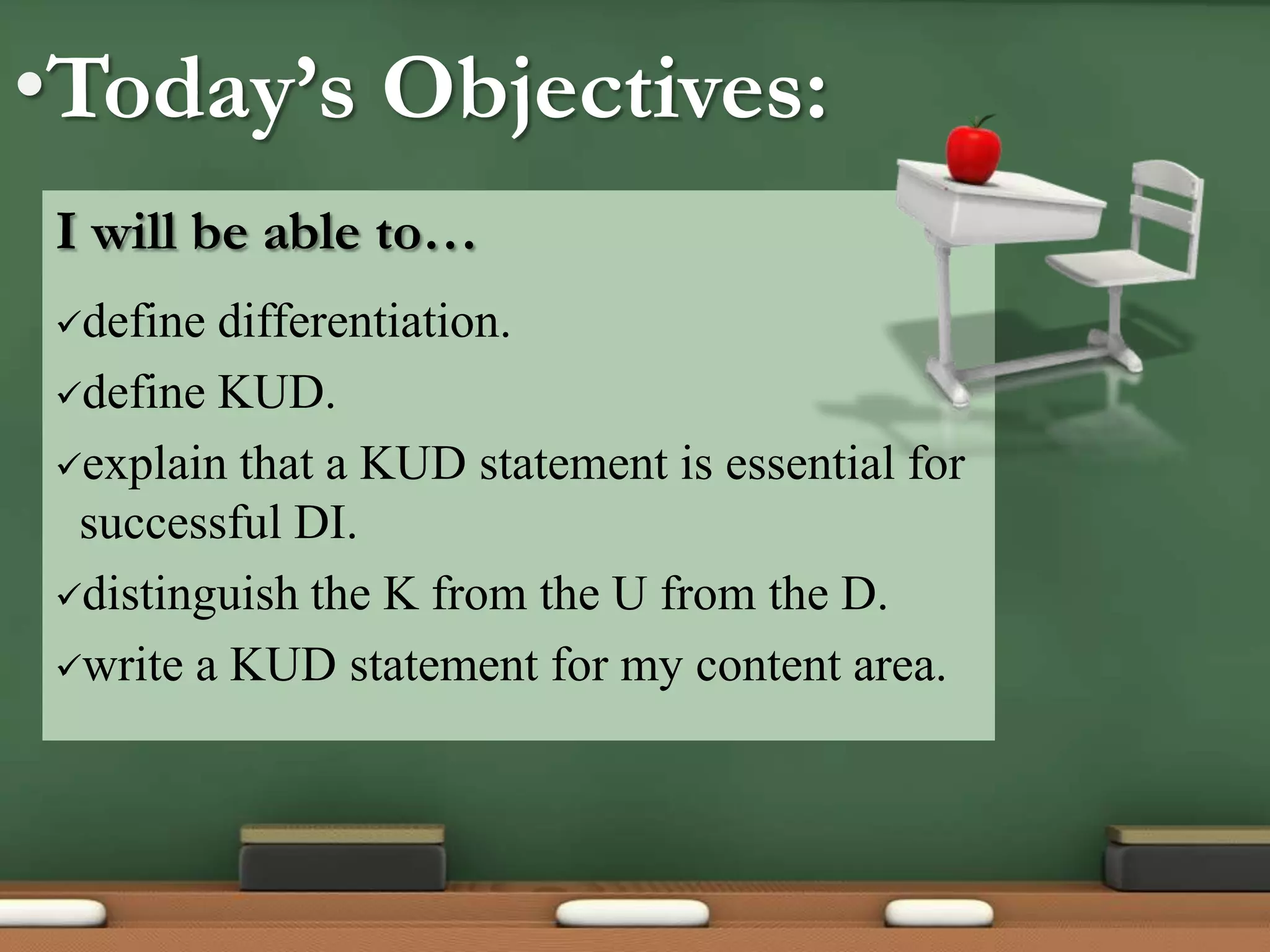 Creating a kud ppt (with fine arts examples) | PPTX