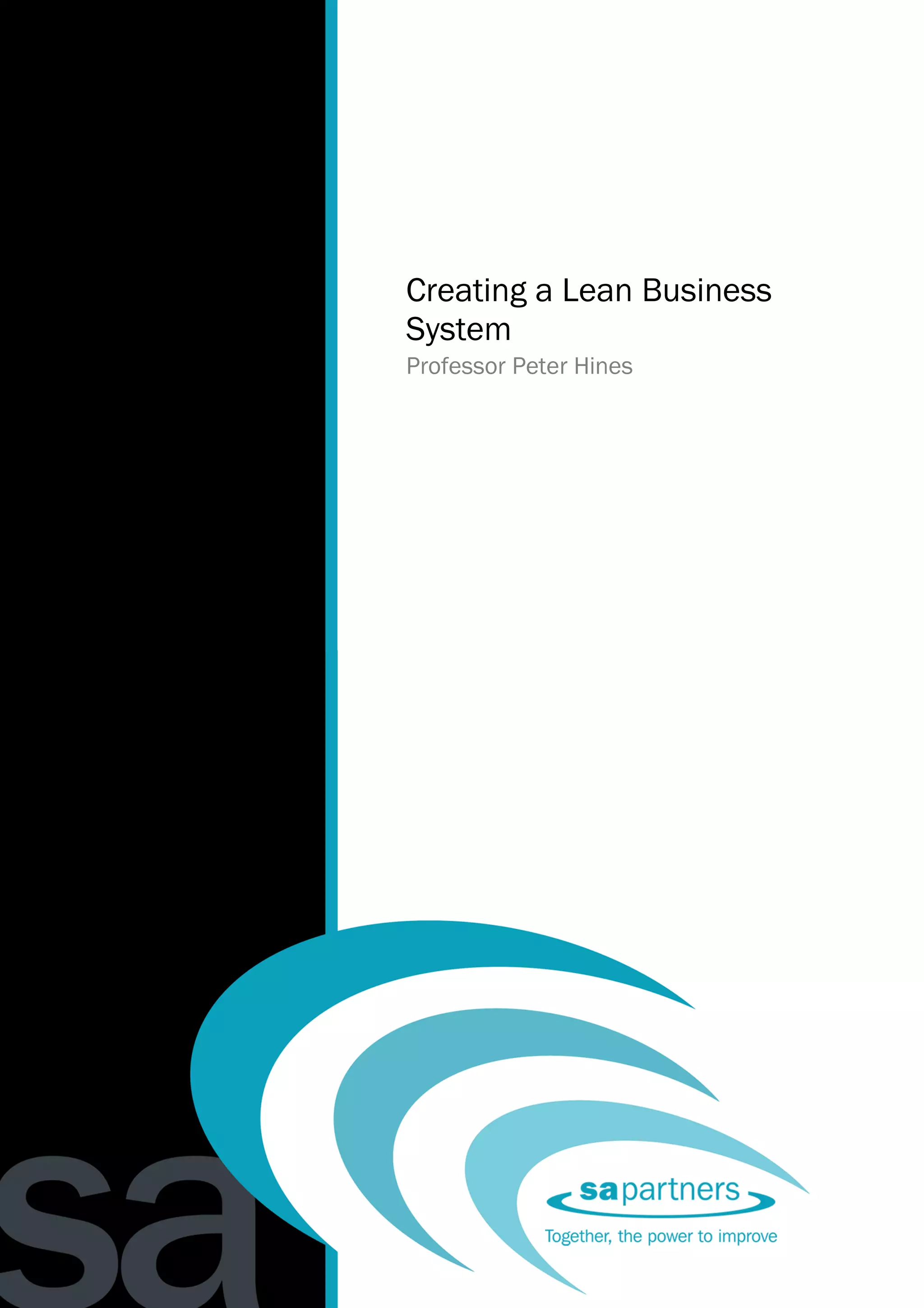 Creating a Lean Business System white paper | PDF