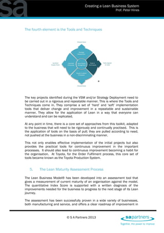 Creating a Lean Business System white paper | PDF